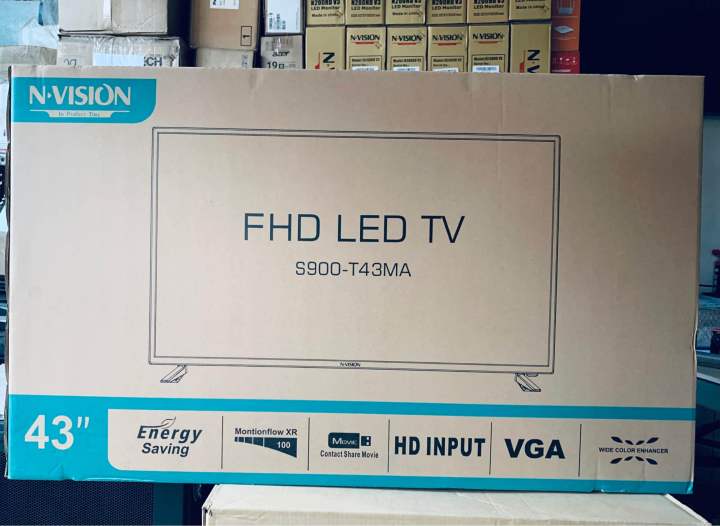 NVISION 43 inches HD LED TV | Model: S900-T43MA CCTV Computer Monitor | Lazada PH