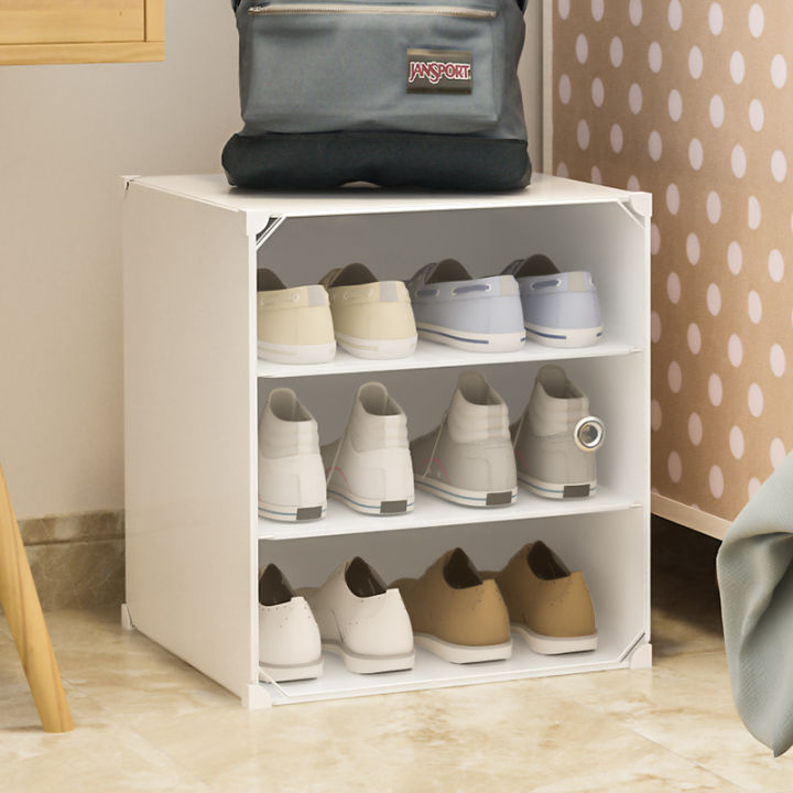 Small Shoe Rack Simple Door Economical Dormitory Bedroom Dustproof Mini ...