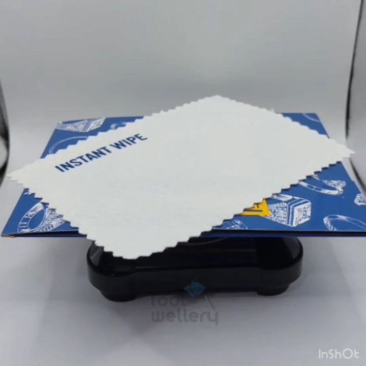 12ชิ้น ผ้าเช็ดเครื่องประดับ INSTANT WIPE ผ้าเช็ดงาน ผ้าขัดเครื่องประดับ ...