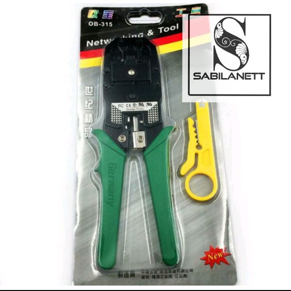 Crimping Tools Untuk RJ45 dengan disertai pemotong. | Lazada Indonesia
