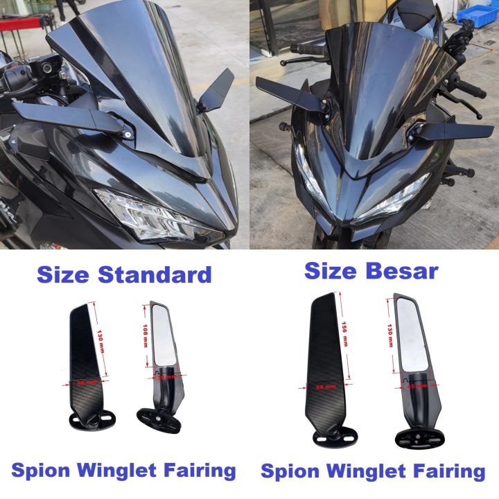 COD SPION WINGLET FULL CNC UNIVERSAL | Lazada Indonesia