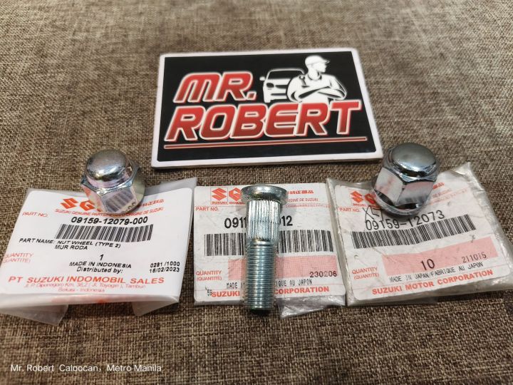 Stud Bolt and Nut / Lug Nuts for Suzuki Ertiga 2014-2023 and Suzuki XL7 ...