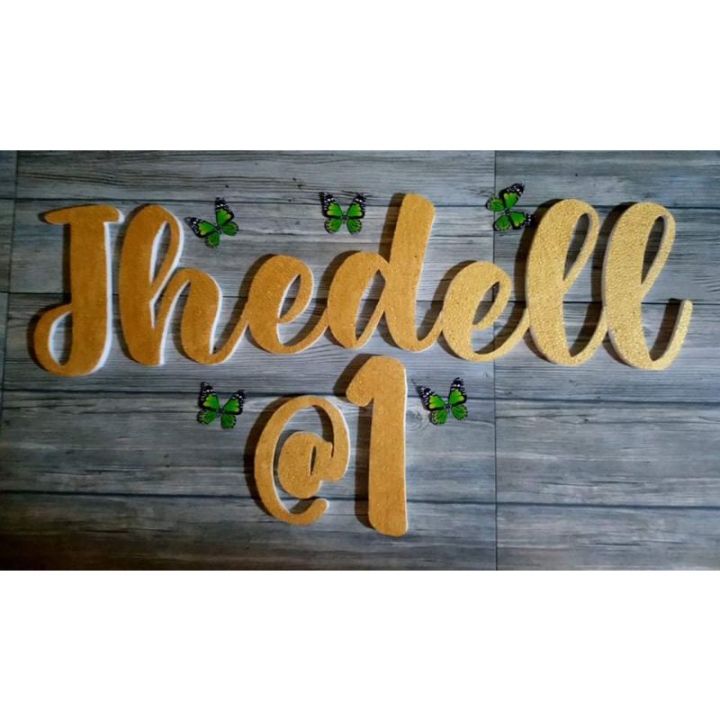 Styrofoam Lettering cut outs 8 inches sold per letter | Lazada PH