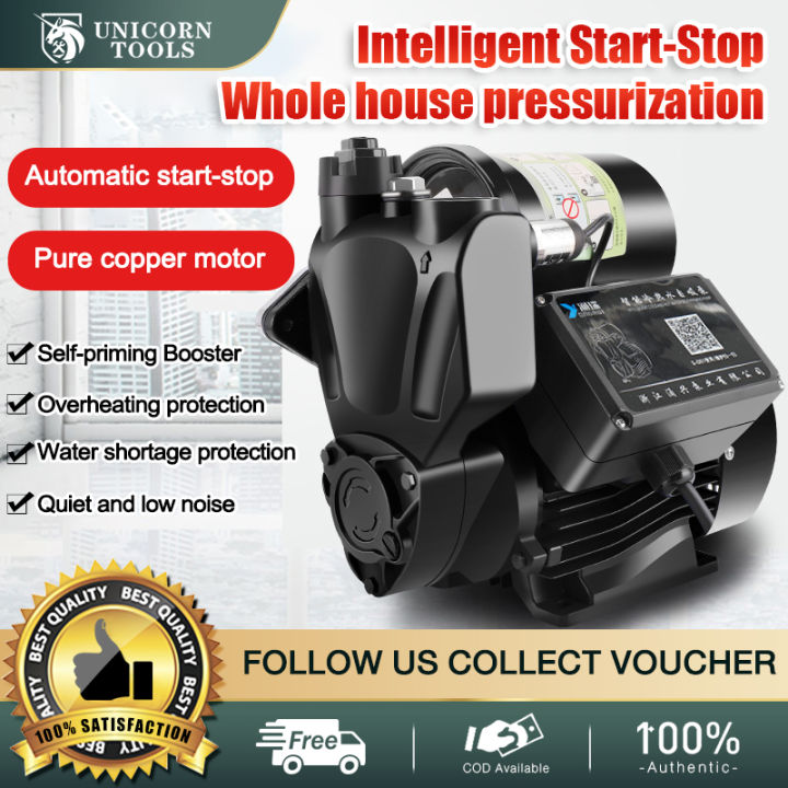 Automatic Booster Pump 220V Smart Self-Priming Pump Mute Intelligent ...