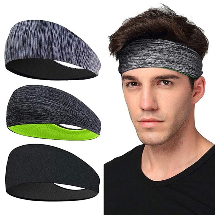 Light Weight Sports Running Headband non slip Bicycle Fitness Sweatband ...
