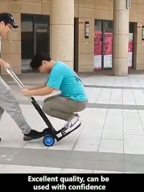 【Support COD】Collapsible Aluminum Trolley（Send elastic rope）Shopping ...