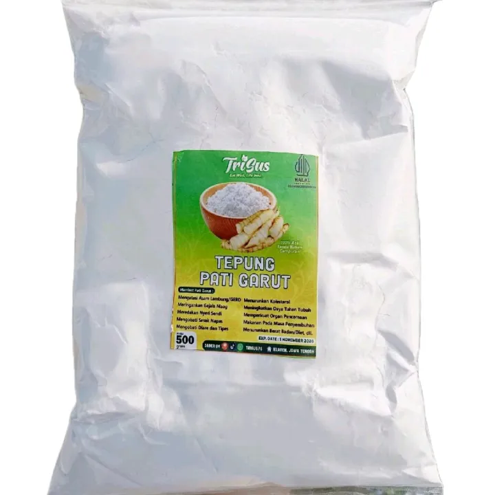 Tepung Irut Tepung Pati Garut Tepung Angkrik Obat Alami Untuk Asam ...