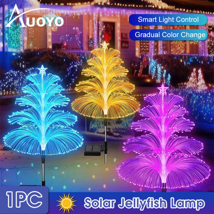 Auoyo lampu raya viral 2024 Outdoor solar fireworks Lights LED Garden ...