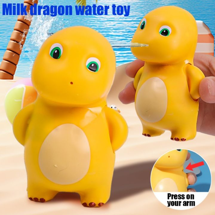 Milk Dragon Water Spray Toy Cute Anime Kids Water Spraying Squeeze Toys ...