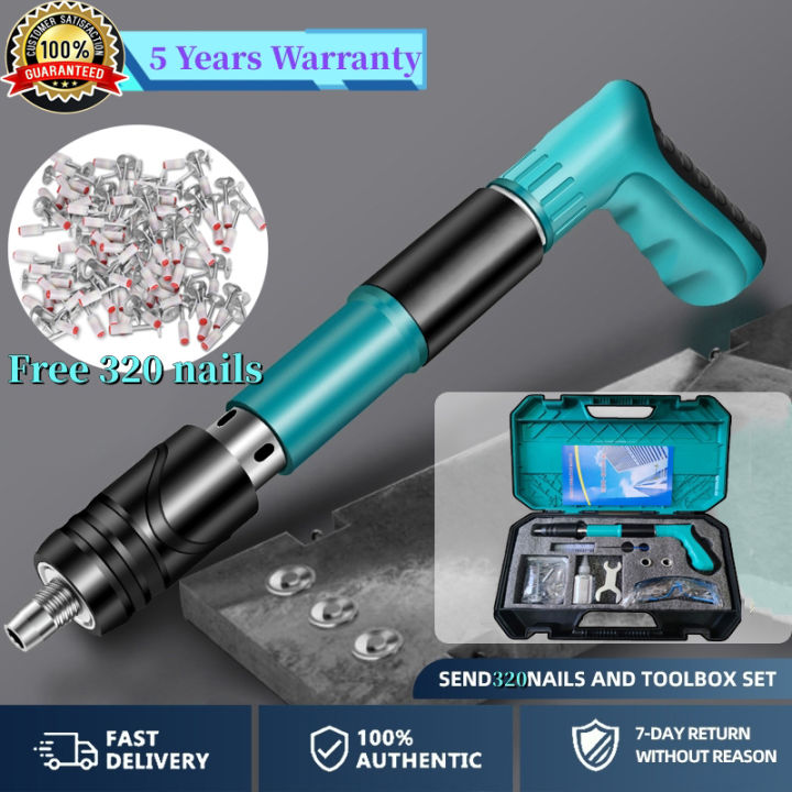 Steel Nail Gun Cordless Tufting Gun Rivet Gun Tool Ceiling Artifact ...