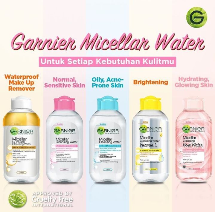 Garnier miceller water 125ml | Lazada Indonesia