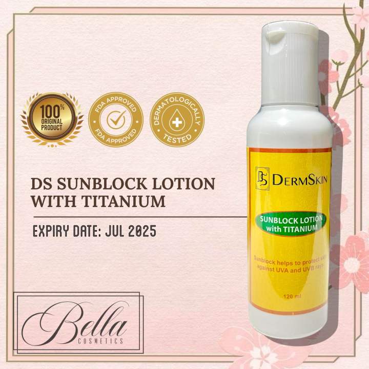 Dermskin Sunblock lotion with titanium | Lazada PH