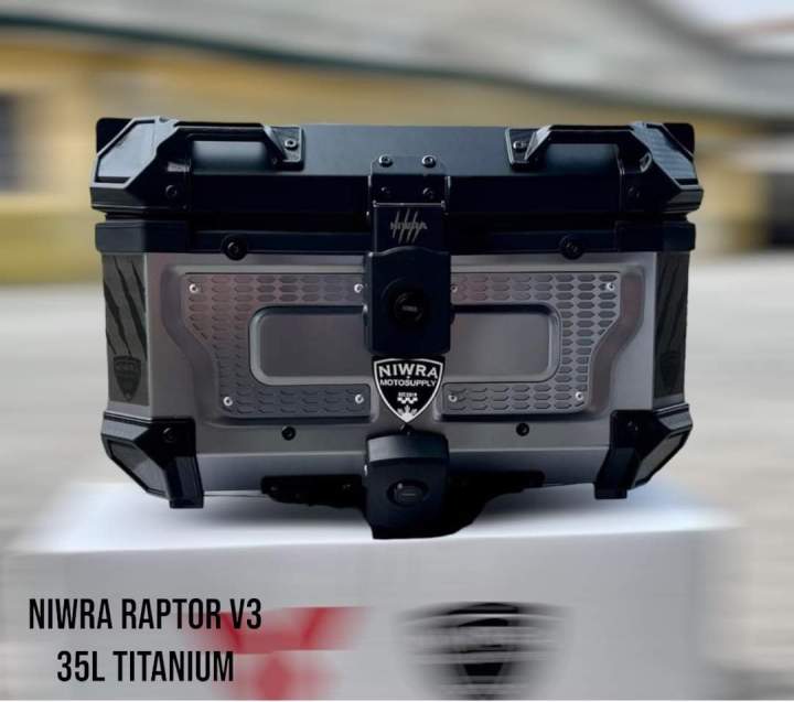 35- 65 LITERS ALLOY TOP BOX WITH FREE BACK REST | Lazada PH