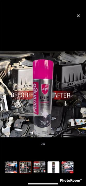 Flamingo Engine Dedreaser(F-008) สเปรย์ทำความสะอาดเครื่องยนตร์ ห้อง ...