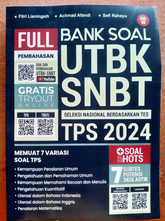 bank soal utbk snbt tps 2024 | Lazada Indonesia