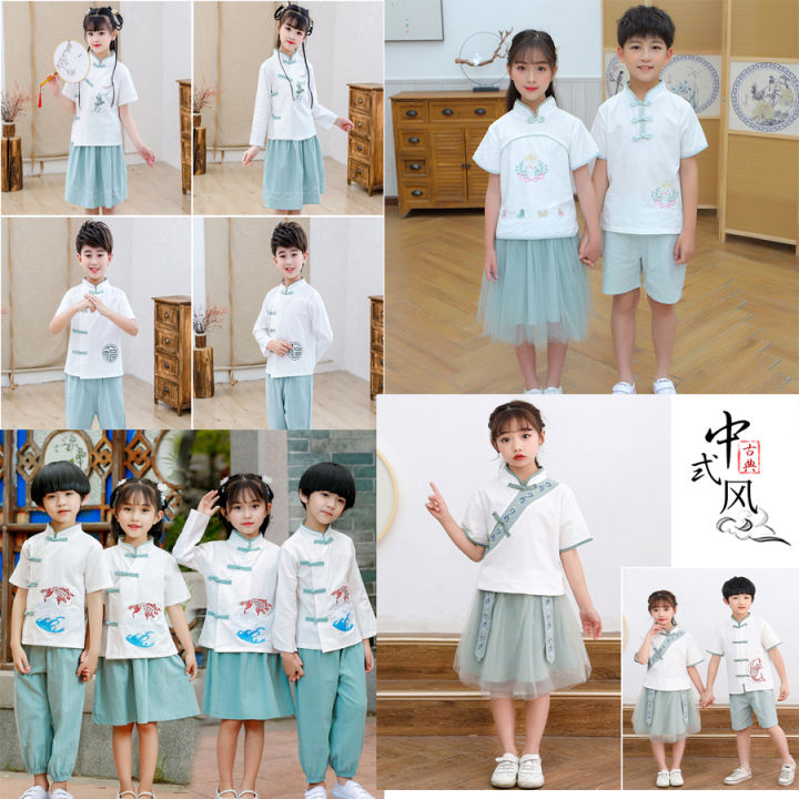 New Children's Republic of China Style Clothing Girls' Student Han ...