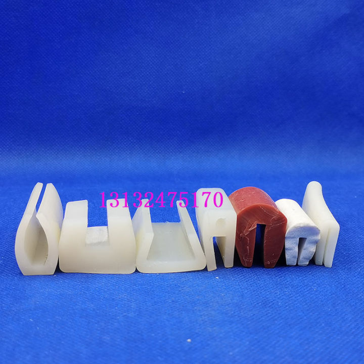 High Temperature Resistant Silicone Trim Rubber U-Shaped Edge Sealing ...