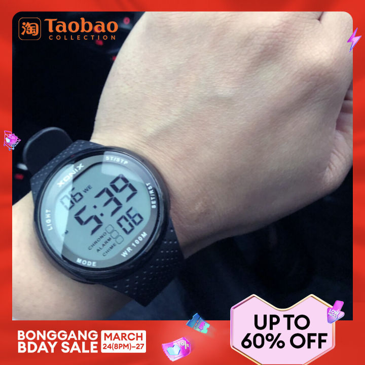 Xonix Alarm Large Number Student Trendy Luminous Timing Swimming ...