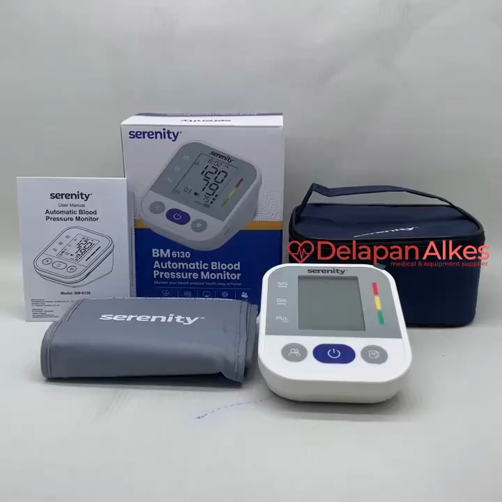 Serenity Tensimeter Digital BM-6130 + Tas Penyimpanan Alat Ukur Tekanan ...