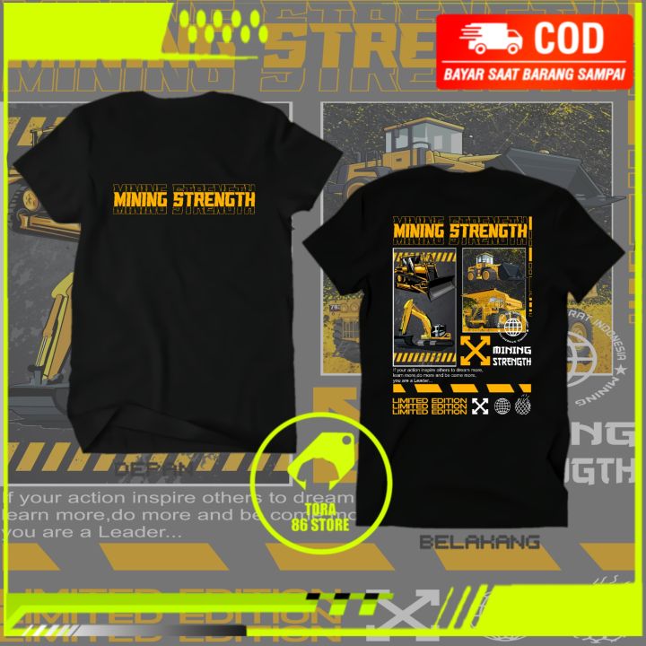 kaos pekerja tambang mining | Lazada Indonesia