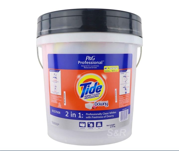 Tide Professional Detergent Powder Downy Bucket 8.75kg | Lazada PH