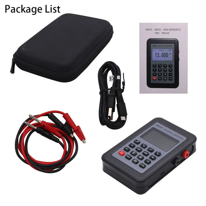 New Precision Multifunction LB02A Process Calibrator Signal Generator PT100 4-20mA Loop 0-10V ...