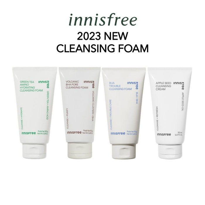 [100% Original] Innisfree Facial Cleansing Cream / Foam New Version ...