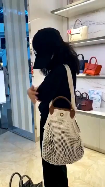 Original authentic/ Longchamp /Le Pliage Filet/(2 sizes XS-S)/the most ...