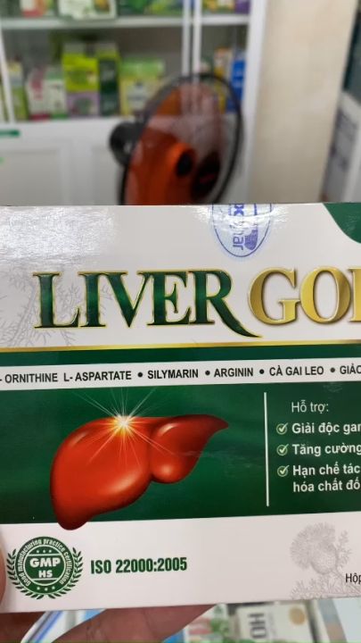 Liver Gold (chính hãng) hộp 60 viên giúp hỗ trợ giải độc gan, tăng ...
