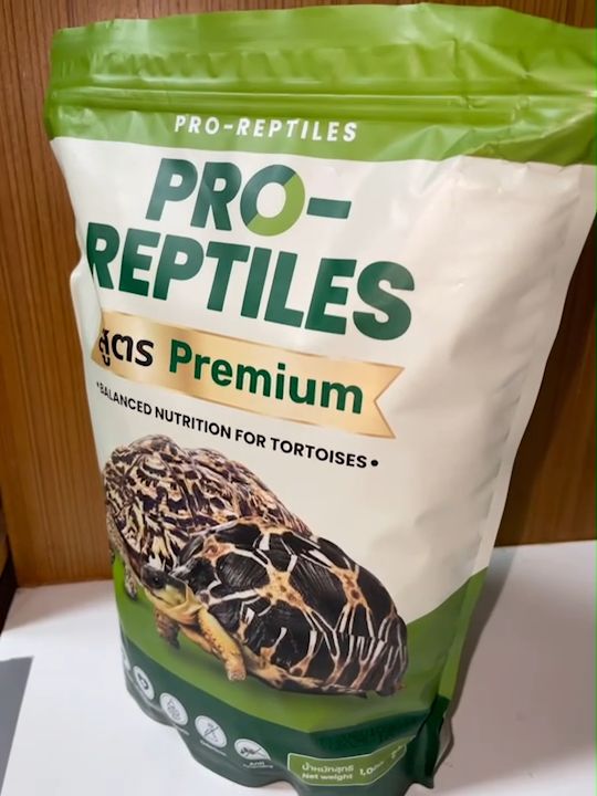 Pro Reptiles อาหารเต่าบก สูตร Original, Premium 1 กิโลกรัม / สูตรJunior ...