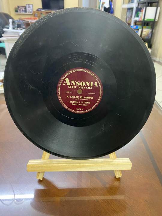 Original Antique Spanish Music - Ansonia VINYL PLAKA 78 RPM - BALANZA Y ...