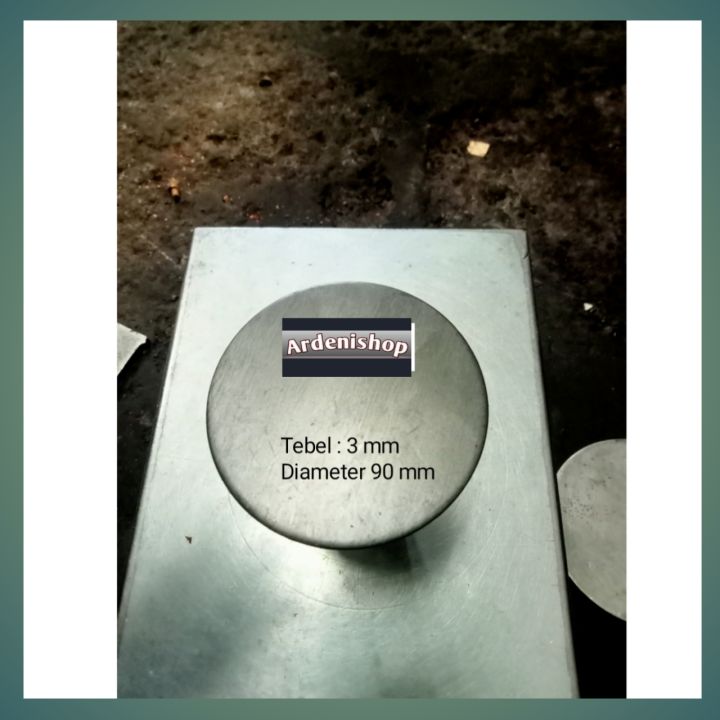 Besi plat bulat diameter 90 mm tebal 3 mm | Lazada Indonesia