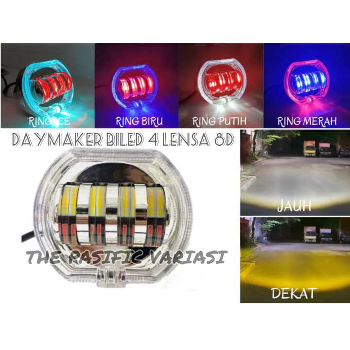 Lampu Tembak Depan New DayMaker Biled projie Set Shroud 2,5inch Projie ...