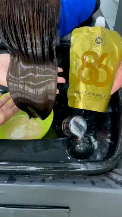 Collagen tươi A86 phục hồi tóc hư tổn khử kiềm hóa chất cung cấp dưỡng ...