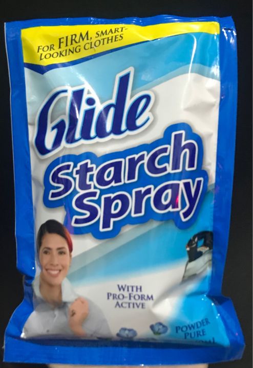 240mL Glide Starch Spray Ironing Aid Powder Pure Refill Pouch | Lazada PH