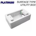 Amco Box Electrical Surface Type Utility Box | For convenience outlets ...