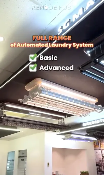Automated Laundry Rack. Smart Laundry System. Electric Laundry Rack ...