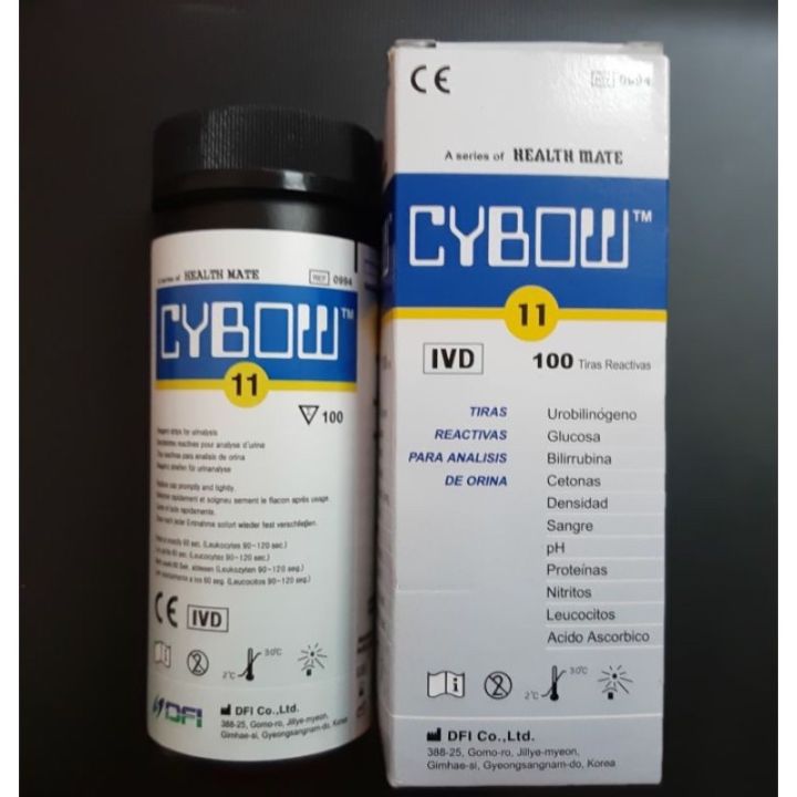 URINE STRIP 100 เทสต์ ยี่ห้อ CYBOW / KOREA ขนาด 11 แถบ | Lazada.co.th