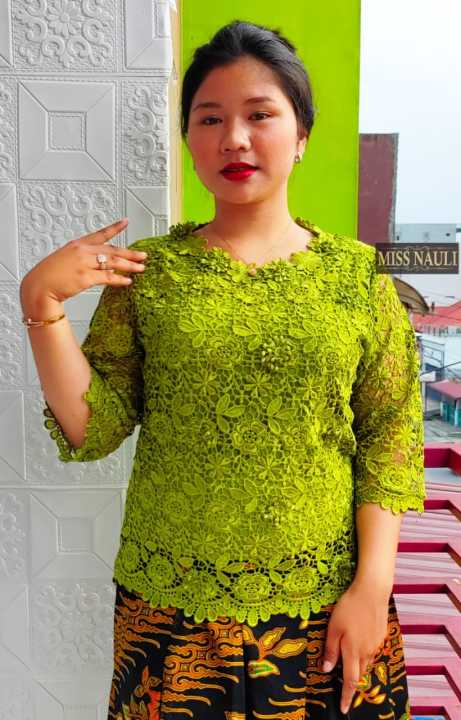 Mousey blus brokat Hoky premium by Miss nauly | Lazada Indonesia