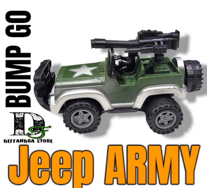 Mobil JEEP ARMY Military Bintang Komando Roda 4 | Lazada Indonesia