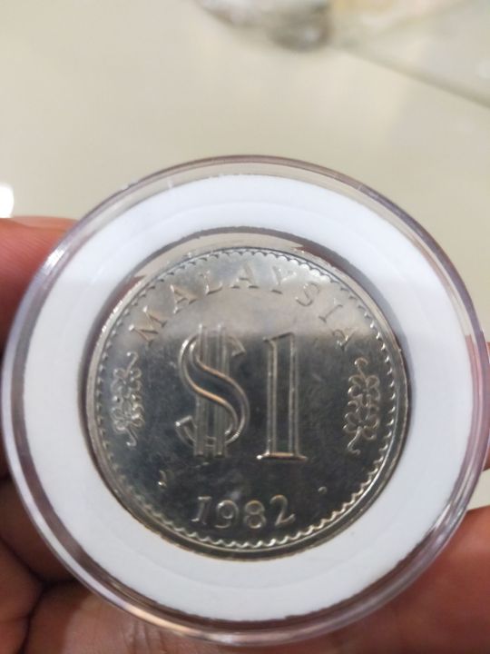 rm1 1982 coin Parlimen duit syiling lama duit antique | Lazada