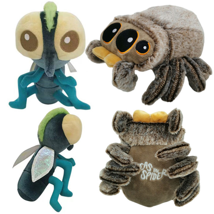 Stuffed Soft Animals Plushies Spider Little fly Toy Black Little Lucas ...
