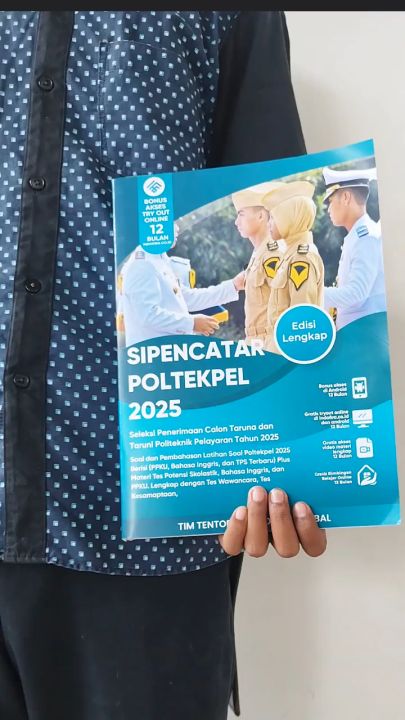 Buku Terbaru SIPENCATAR POLTEKPEL (Edisi Lengkap + Gratis Akses Online) Sesuai Dengan Kisi-kisi ...