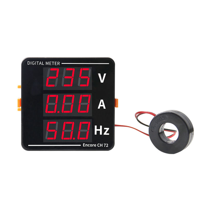 AC1-120A AC 50-500V 10-99.9Hz Digital Voltage Display Frequency Meter ...