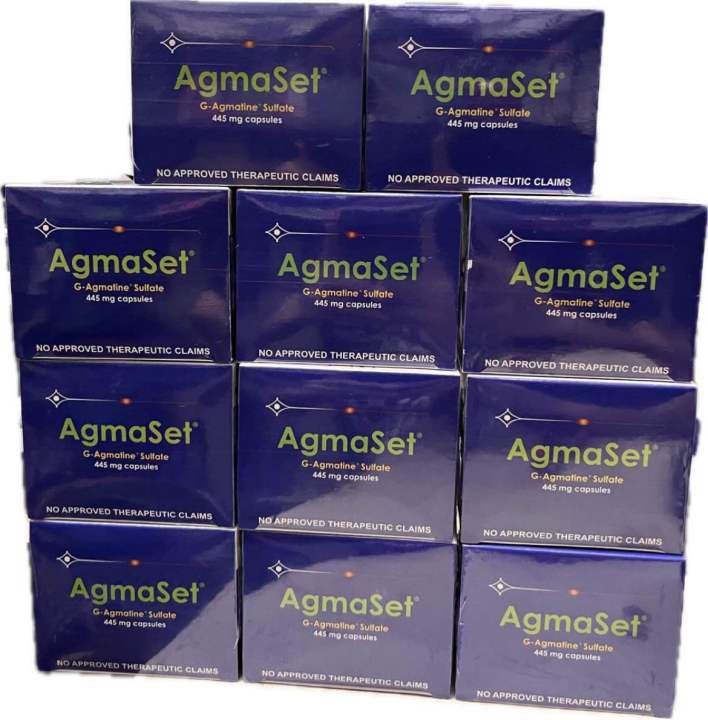 AgmaSet G-Agmatine sulfate 80 capsules per BOX | Lazada PH