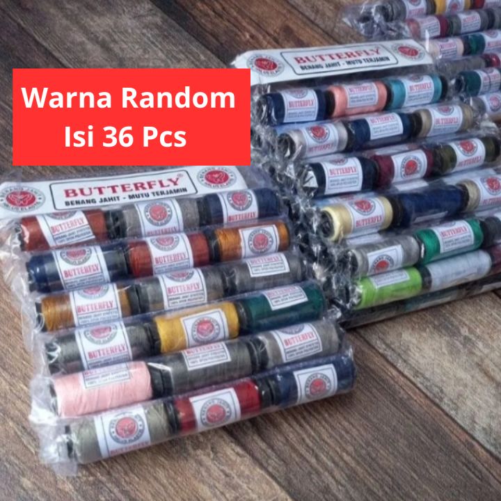 Benang Jahit 1 Renceng 36 Pcs | Lazada Indonesia