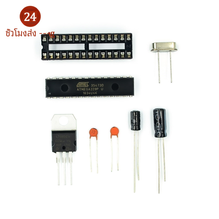 ATMEGA328P-PU ชิป ATMEGA328ไมโครคอนโทรลเลอร์ MCU AVR 32K 20MHz แฟลช DIP ...