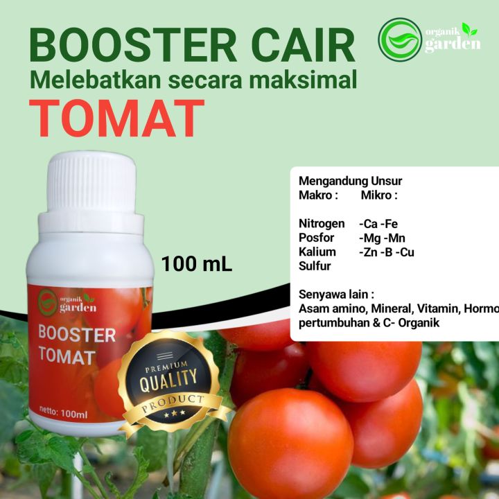 booster cair buah TOMAT 100 ml | pupuk organik cair melebatkan secara maksimal | Lazada Indonesia