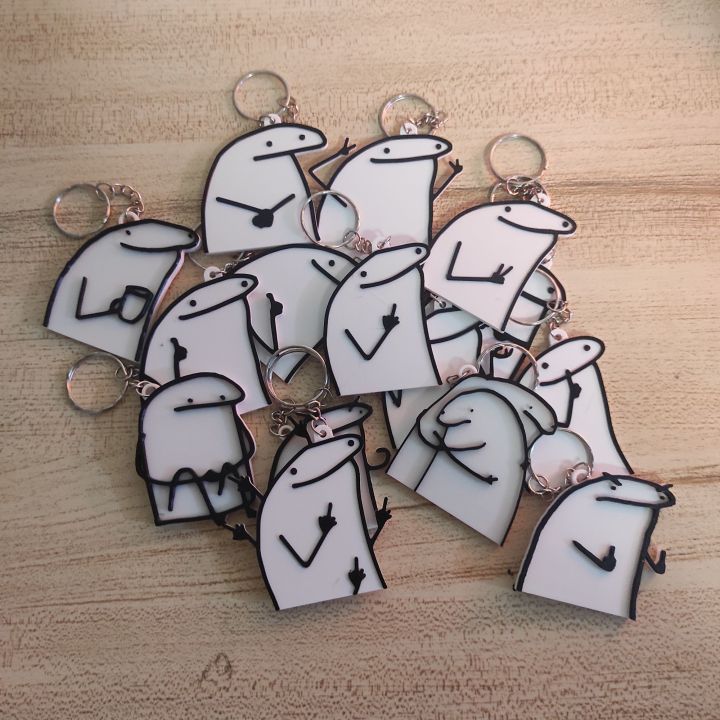 ASSORTED MEME FLORK KEYCHAIN | Lazada PH