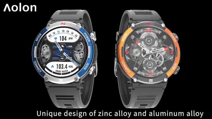 Aolon Smart Watch for men Outdoor Sport 1.52 Inch Bluetooth Call 390* ...